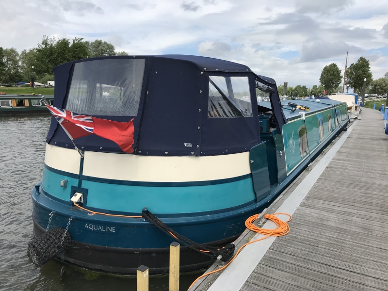 Aurora Eva 69ft Widebeam by Aqualine Marine has been sold by New